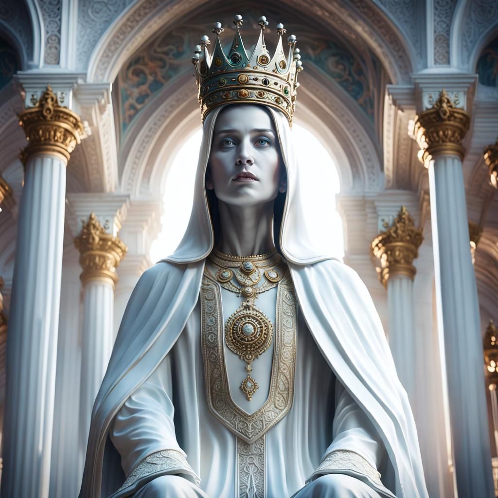 The Hollow Queen - AI Generated Artwork - NightCafe Creator