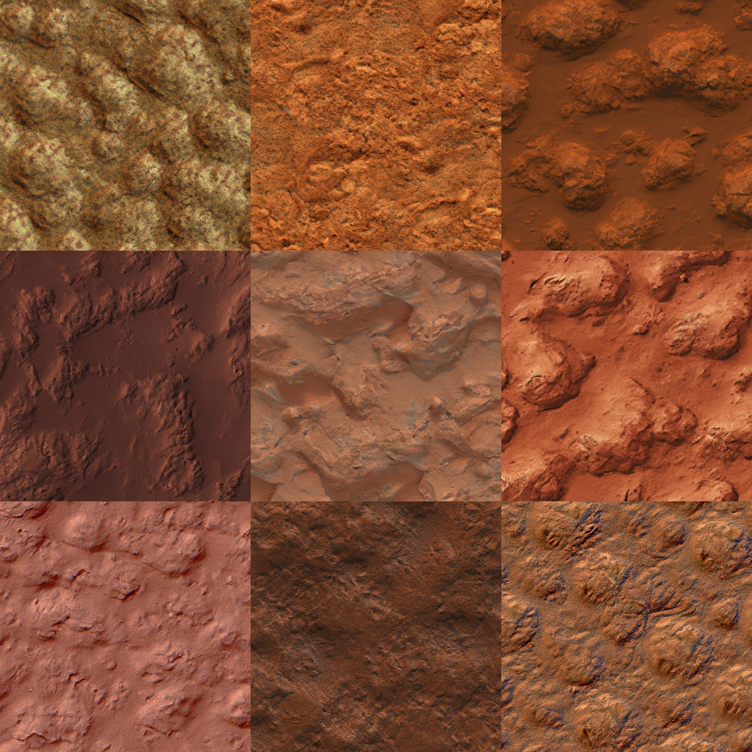 Seamless Texture of Mars Soil - AI Generated Artwork - NightCafe Creator