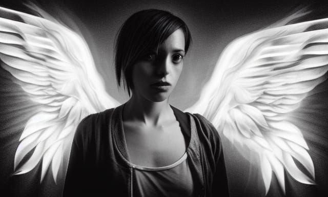 Angel Protector of the Non Binary - Monotone Version - AI Generated ...