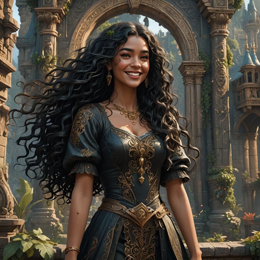 Smiling princess - AI Generated Artwork - NightCafe Creator