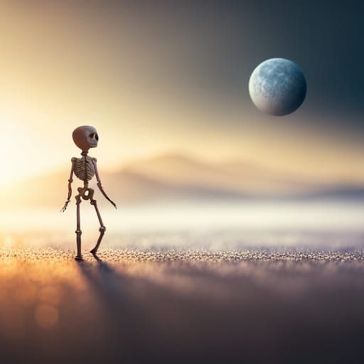 Skeleton - AI Generated Artwork - NightCafe Creator