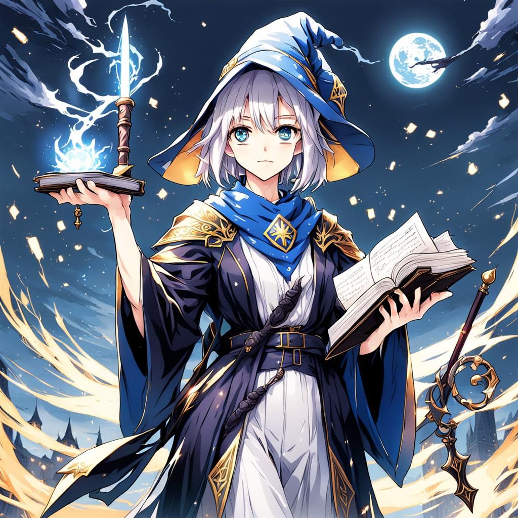 female wizard casting spells - AI Generated Artwork - NightCafe Creator