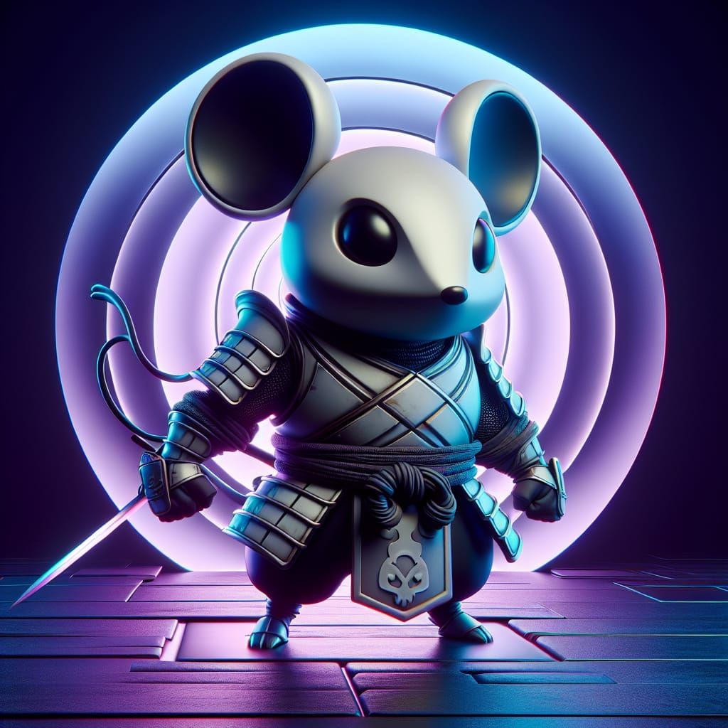 Mouse in armor - AI Generated Artwork - NightCafe Creator