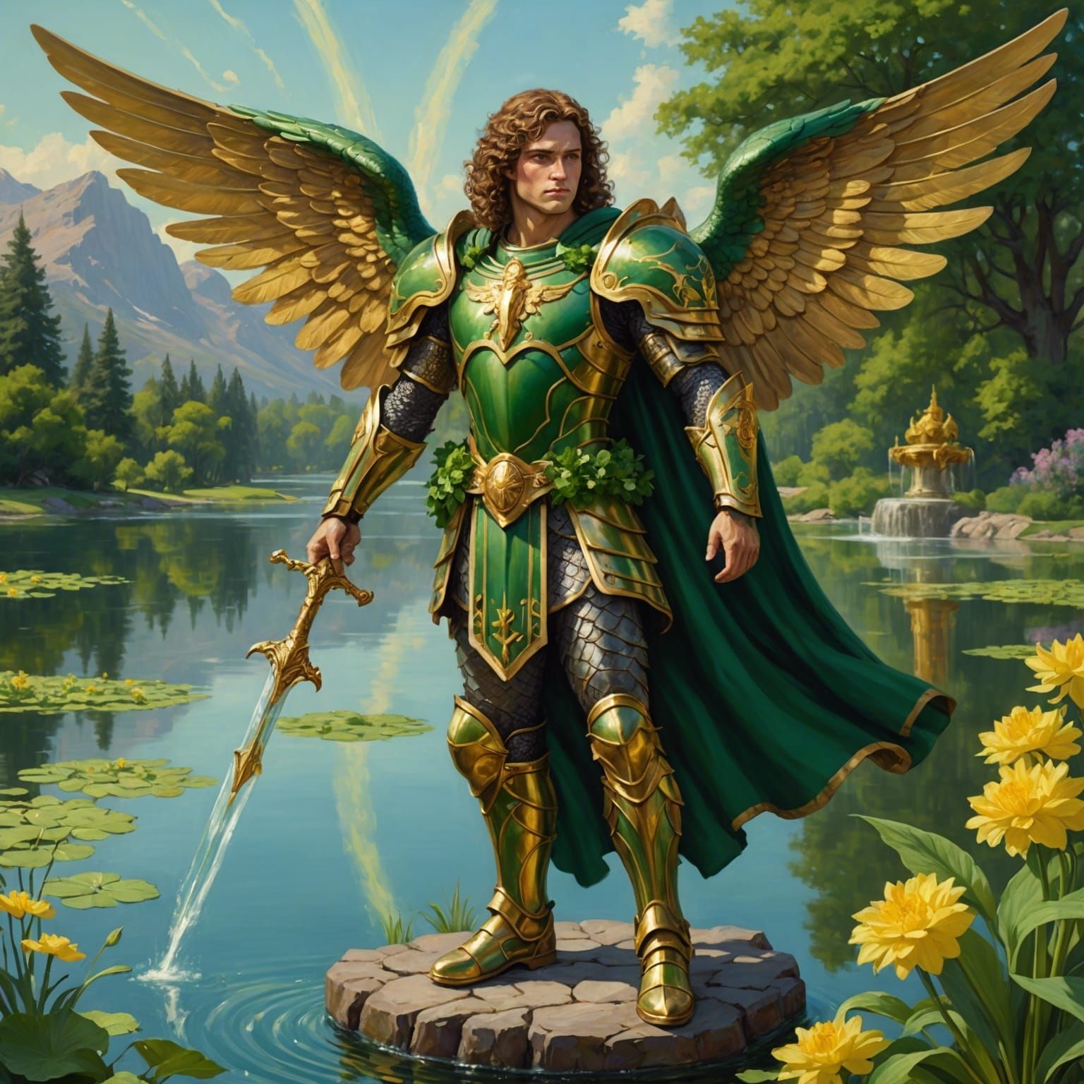 Archangel Raphael - AI Generated Artwork - NightCafe Creator