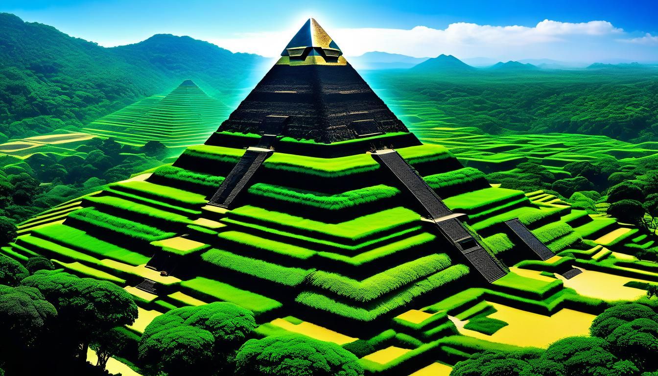 Multiverse Biophilic Permaculture Pyramid Terraces Tropicscape - AI ...
