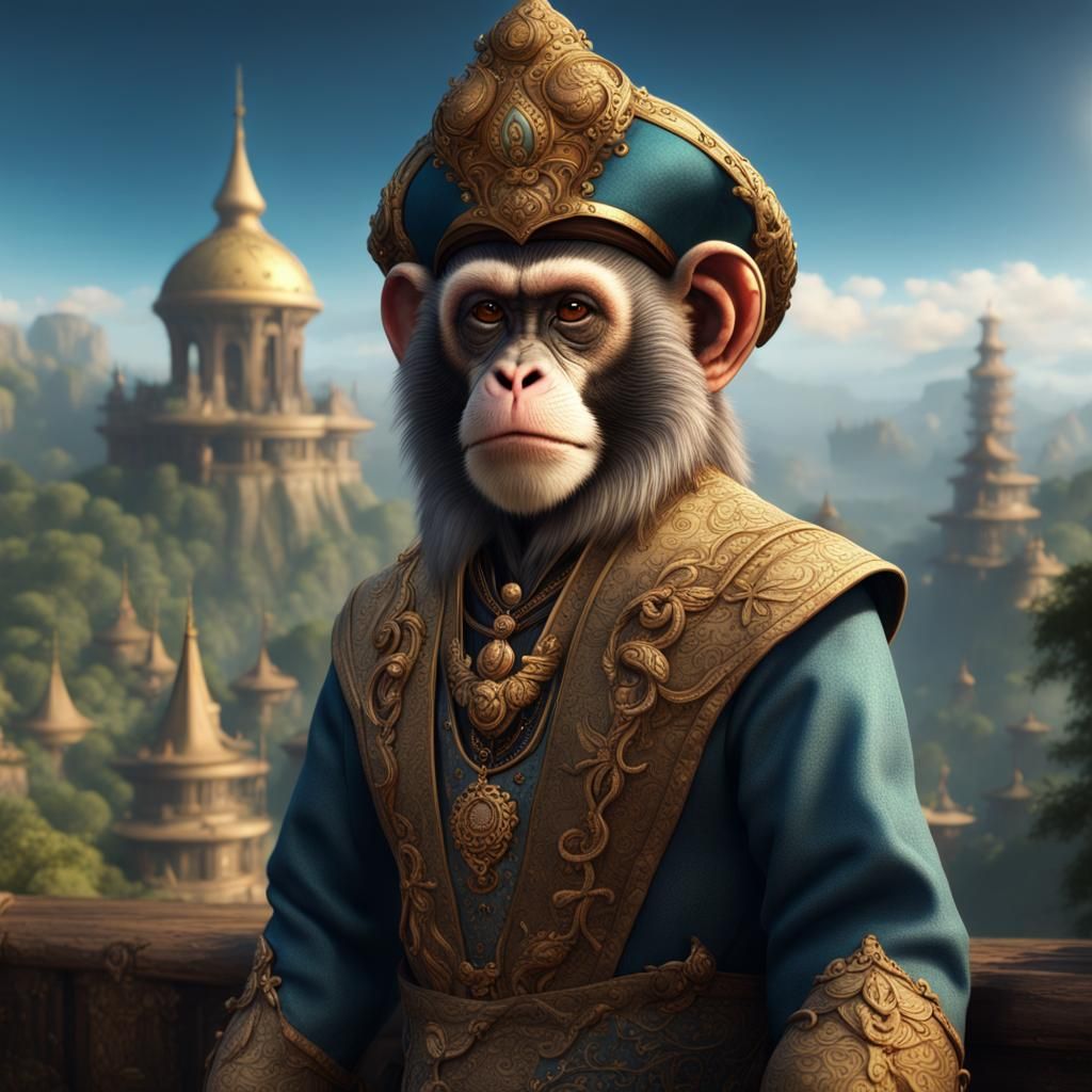 Royal monkey - AI Generated Artwork - NightCafe Creator