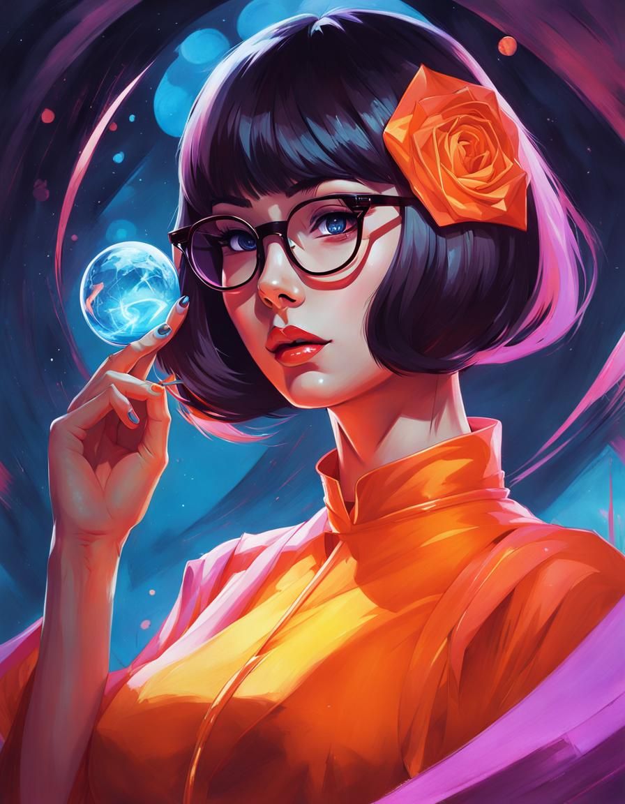 Velma as a Sorceress 3 - AI Generated Artwork - NightCafe Creator