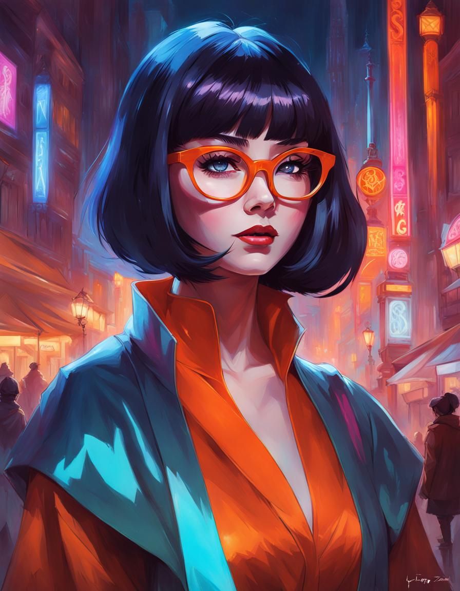 Velma as a Sorceress 4 - AI Generated Artwork - NightCafe Creator