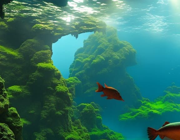 Tropical Fish 5 - AI Generated Artwork - NightCafe Creator