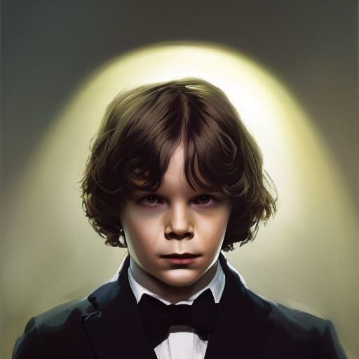 Damien from the Omen - AI Generated Artwork - NightCafe Creator