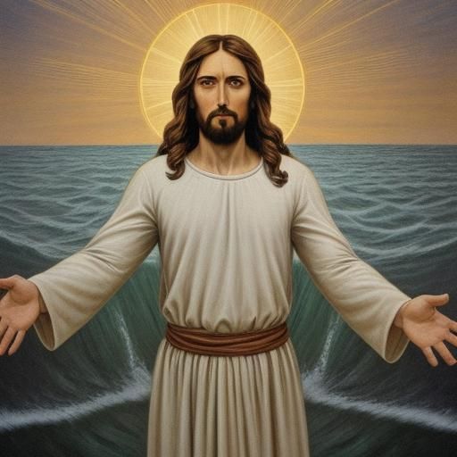 Jesus - AI Generated Artwork - NightCafe Creator