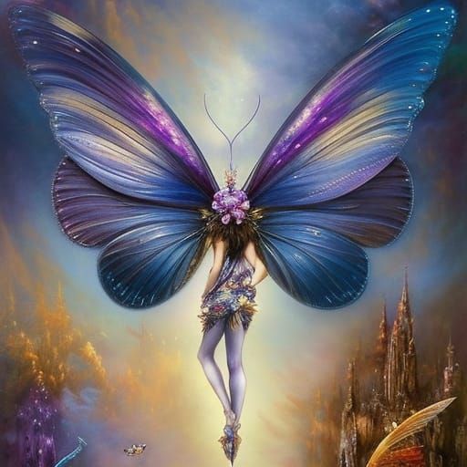 Papillon Princess v2 - AI Generated Artwork - NightCafe Creator