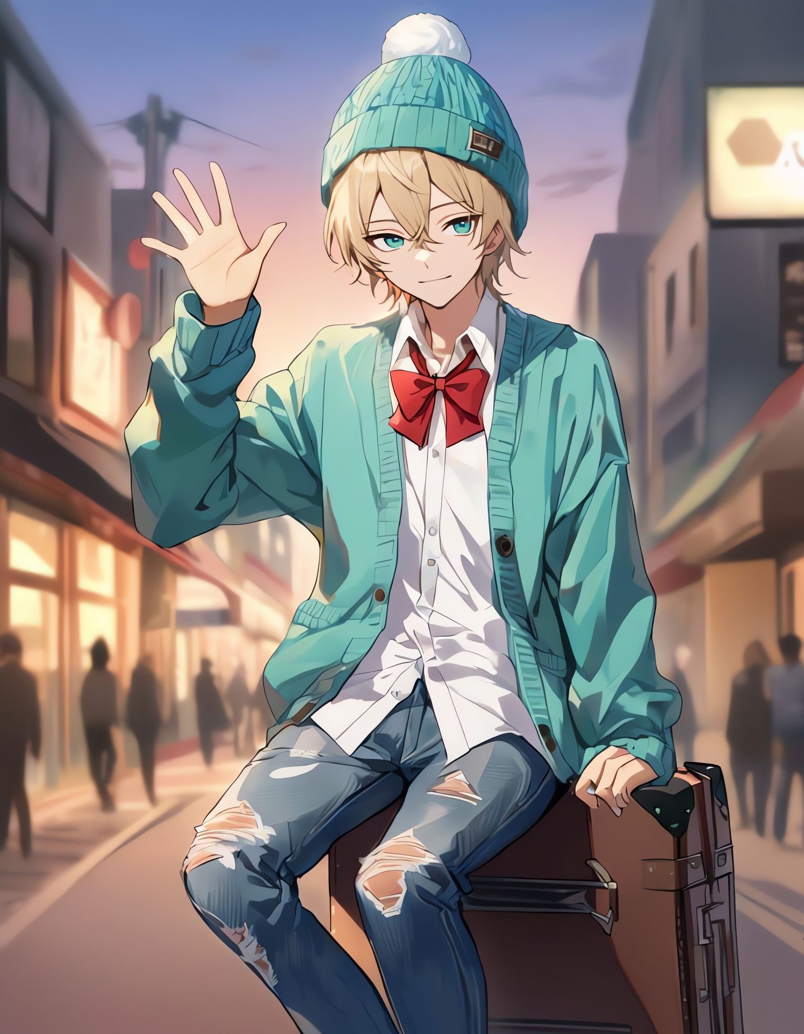 urashi - Bishounen Cowboy at Dusk