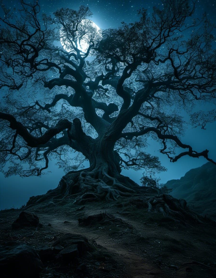 Ancient Oak - AI Generated Artwork - NightCafe Creator