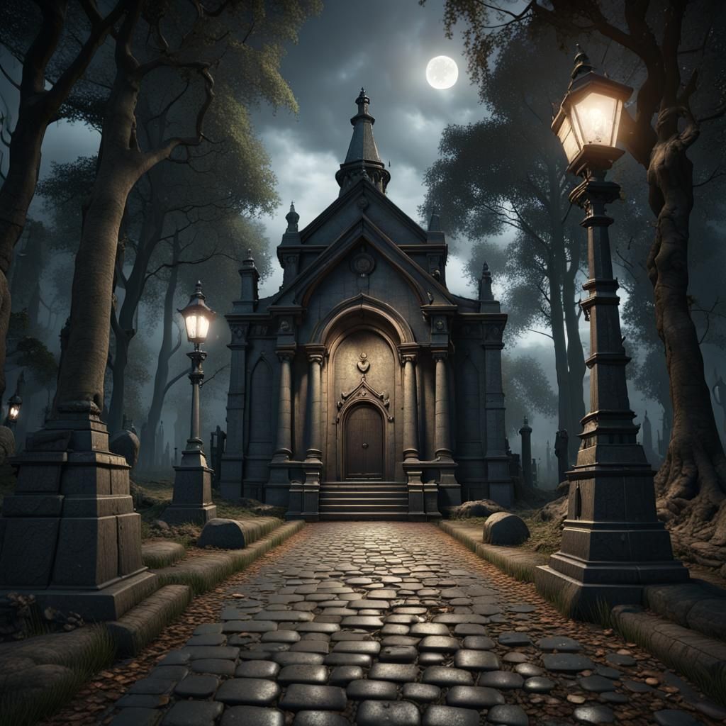 Crypt - AI Generated Artwork - NightCafe Creator