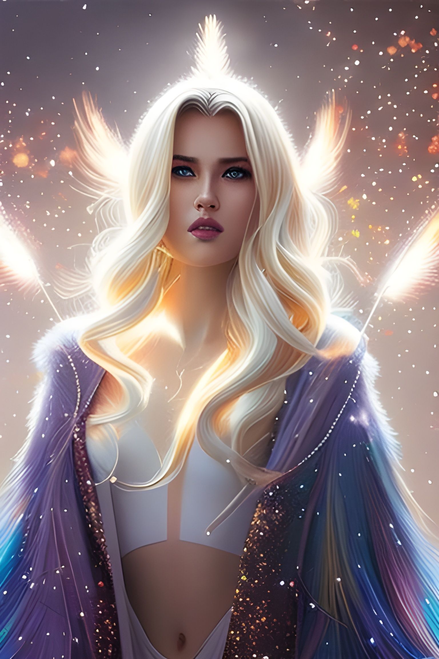 Sparkle glitter fireworks bombshell 👌🏻 - AI Generated Artwork - NightCafe Creator