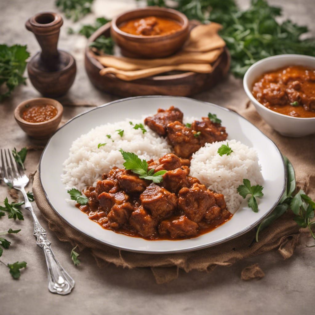 Spicy Goan Pork Vindaloo - AI Generated Artwork - NightCafe Creator