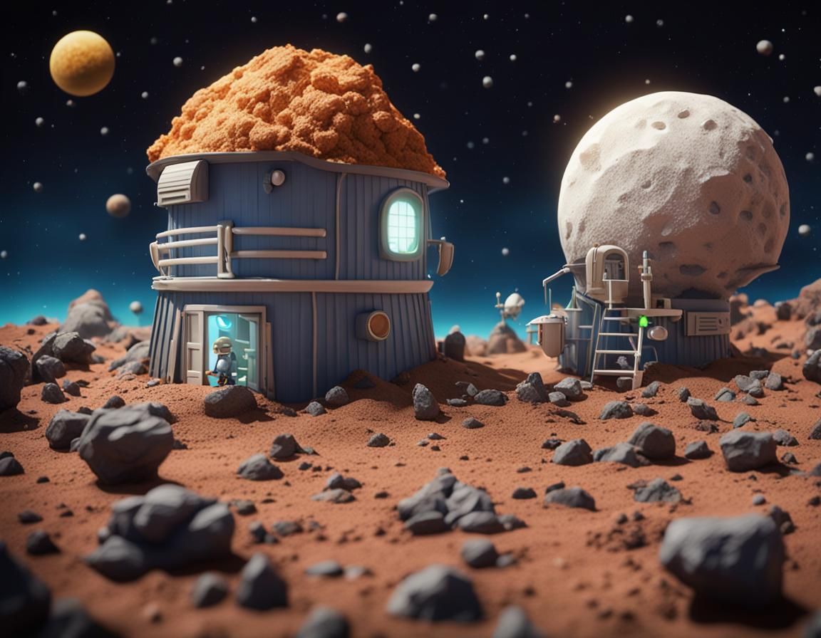 Astro farm - AI Generated Artwork - NightCafe Creator