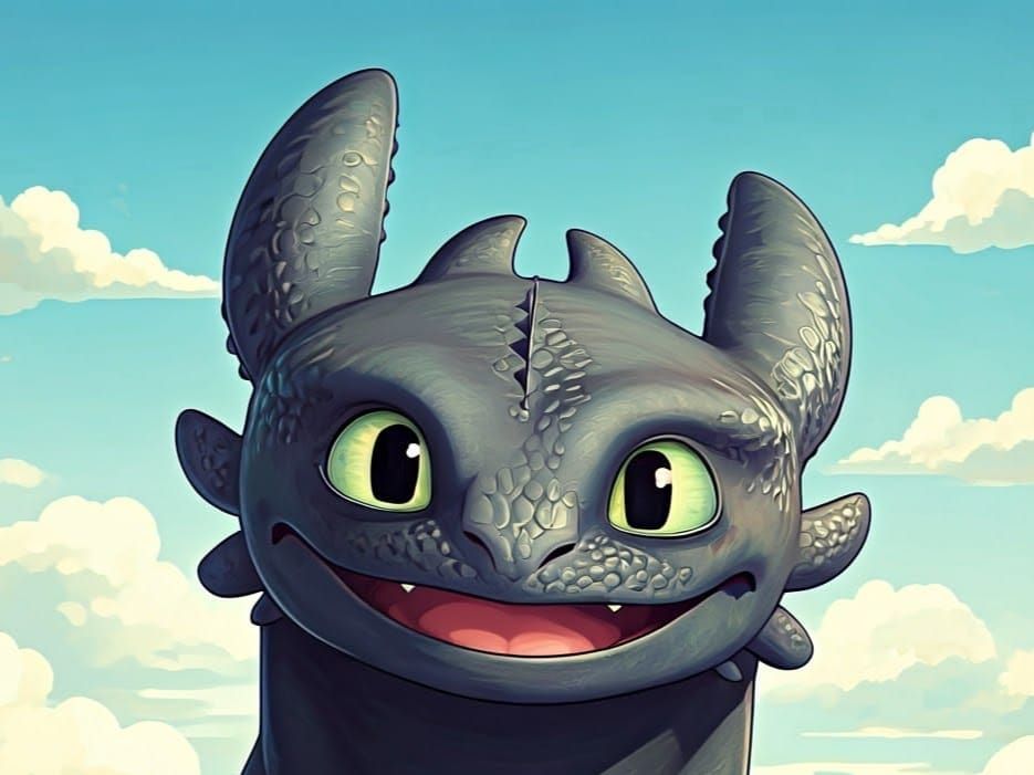 cute smiling toothless - cute smiling toothless