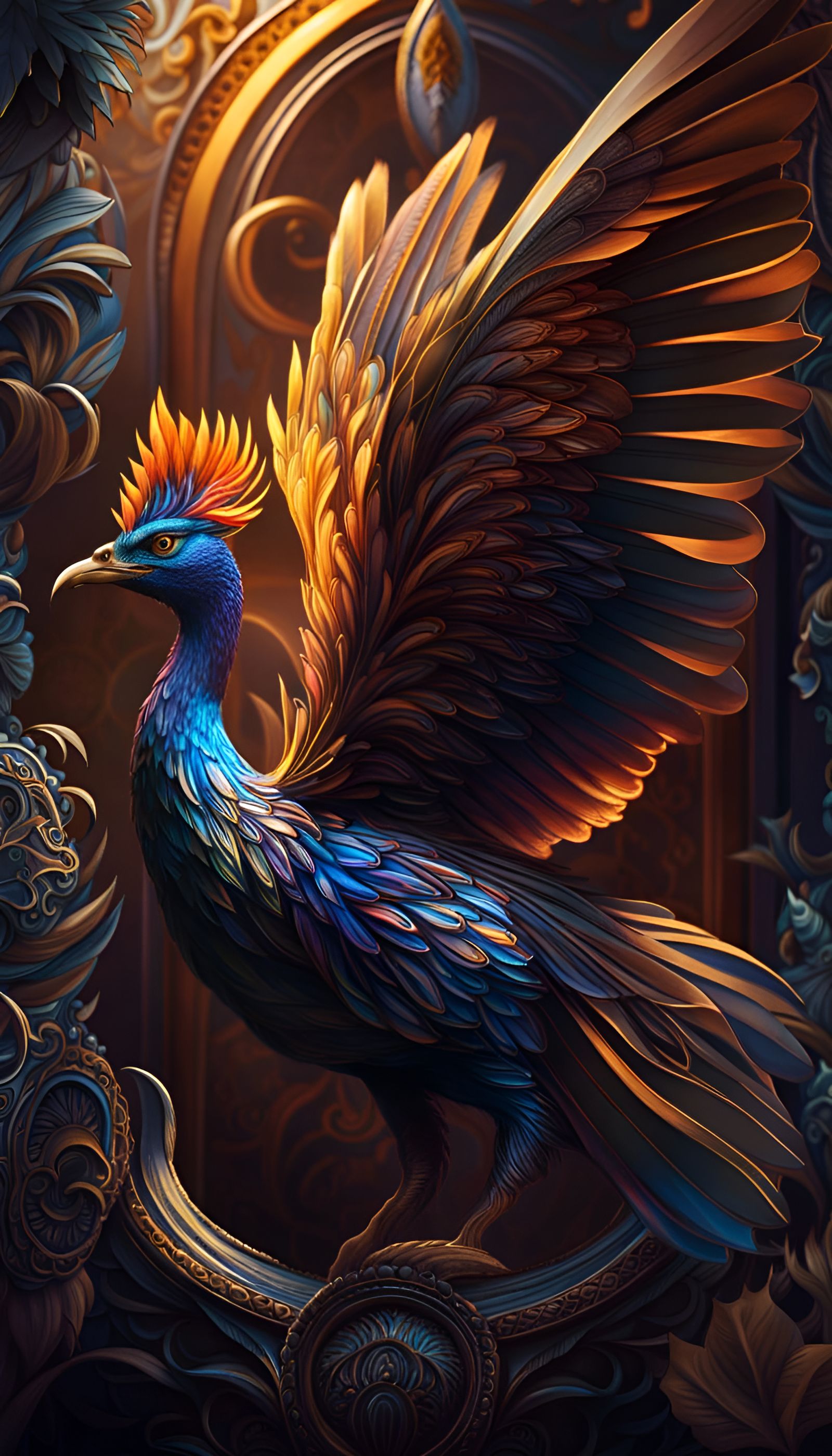 A Simurgh in Reality - AI Generated Artwork - NightCafe Creator