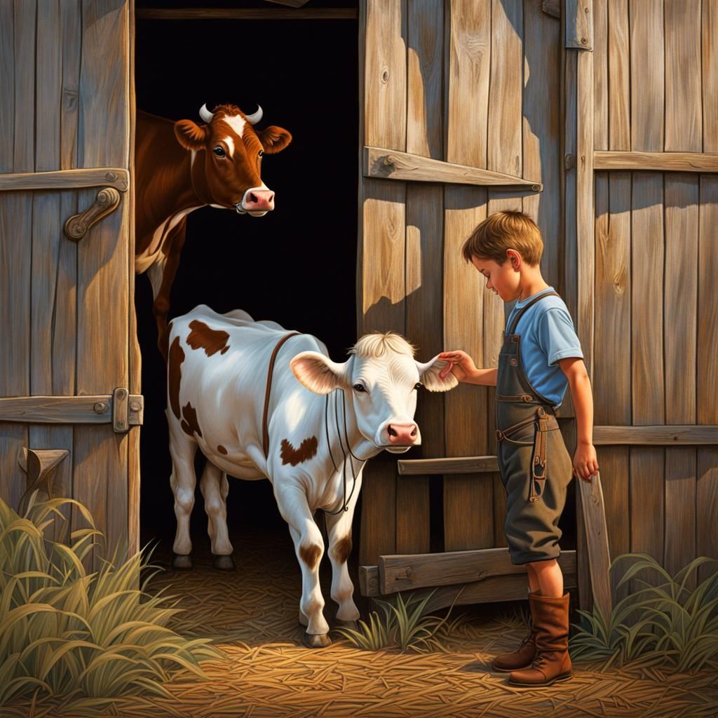 At the stable door... - AI Generated Artwork - NightCafe Creator