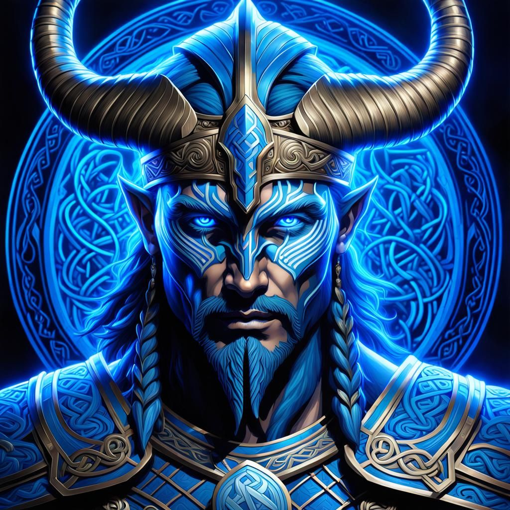 Mythical Celtic warrior v1 - AI Generated Artwork - NightCafe Creator