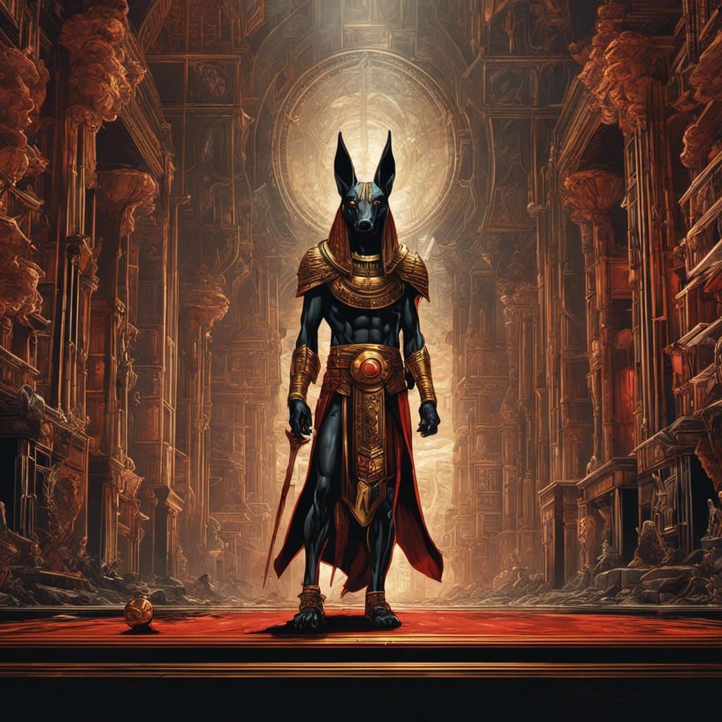 Anubis - AI Generated Artwork - NightCafe Creator