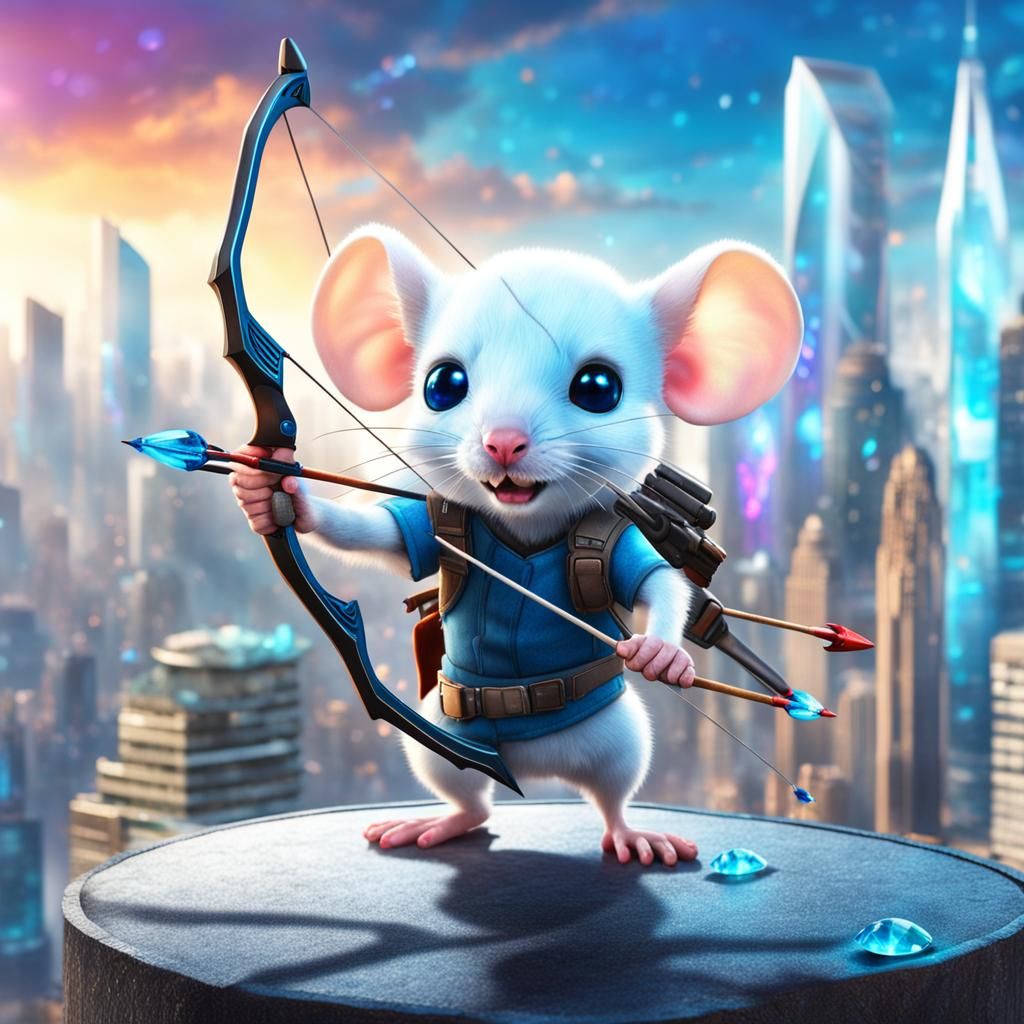 Hawkeye mouse - AI Generated Artwork - NightCafe Creator