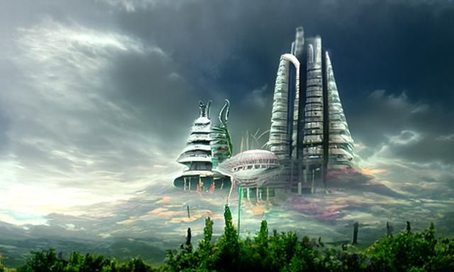 Alien temple : r/nightcafe