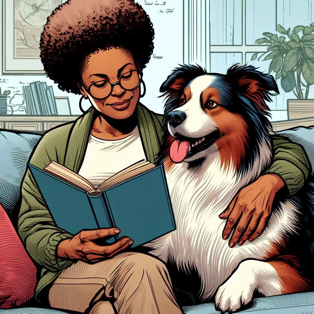 (Bing) Reading & Friendship - AI Generated Artwork - NightCafe Creator