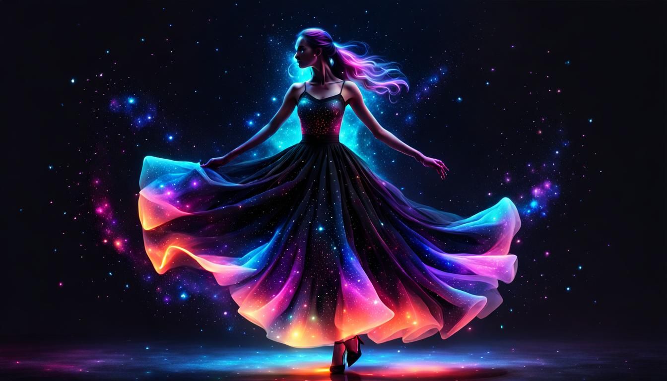 A dancing girl - AI Generated Artwork - NightCafe Creator