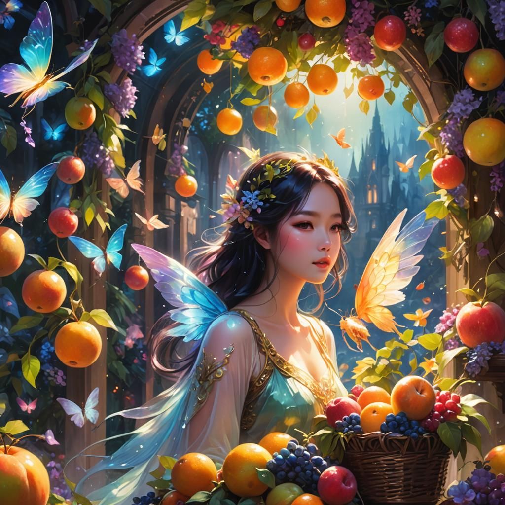 Pixies Fruit - AI Generated Artwork - NightCafe Creator