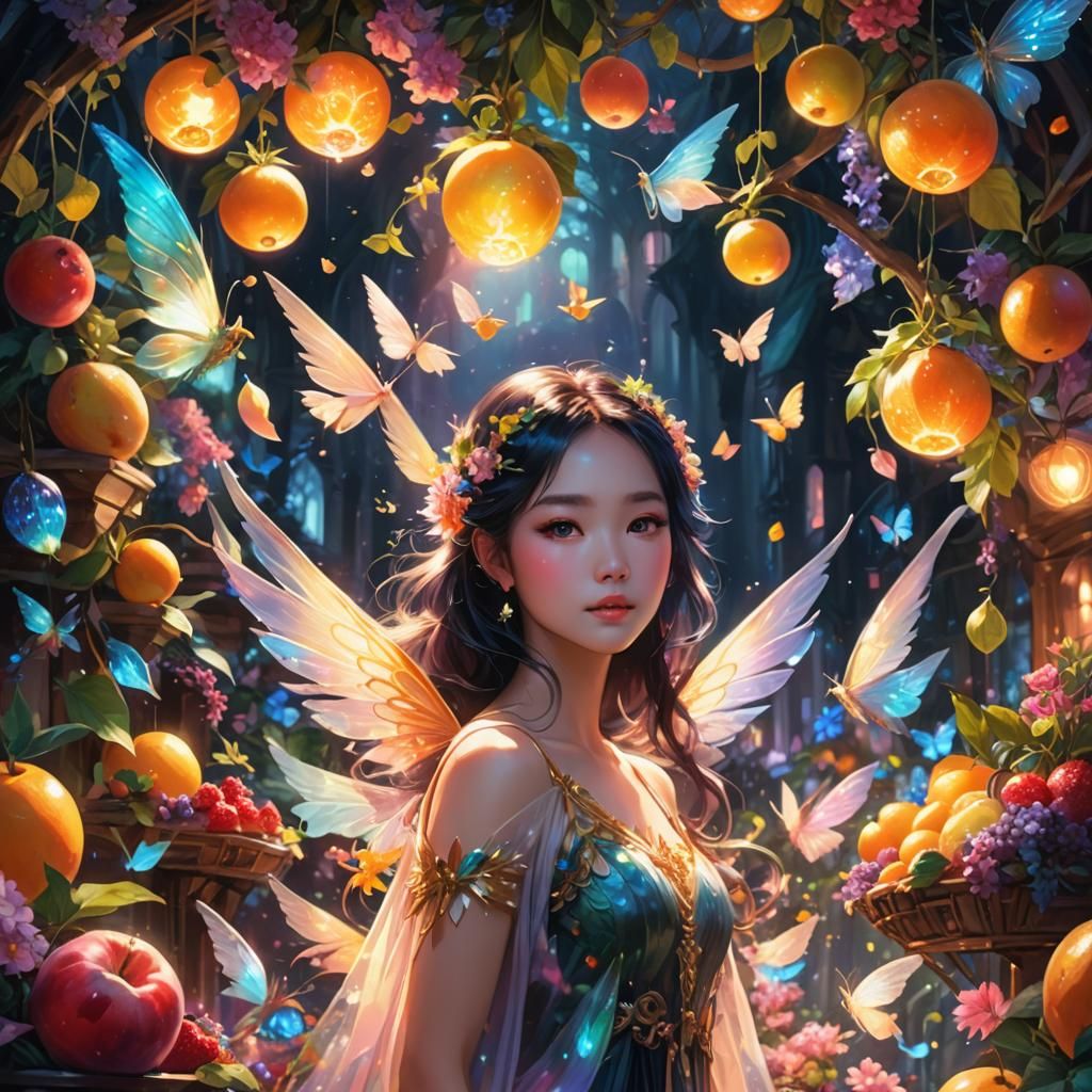 Pixies Fruit - AI Generated Artwork - NightCafe Creator