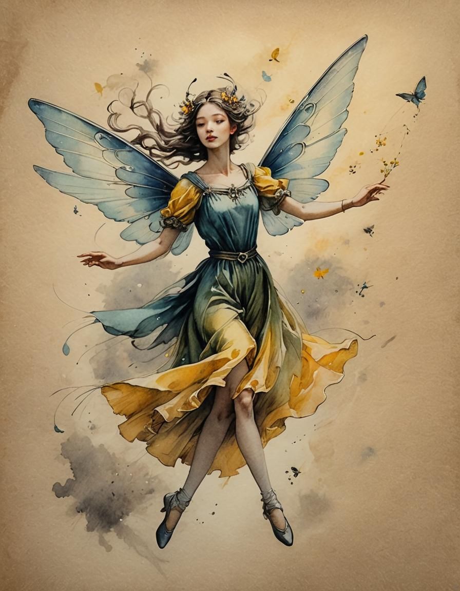 Wind faerie - AI Generated Artwork - NightCafe Creator