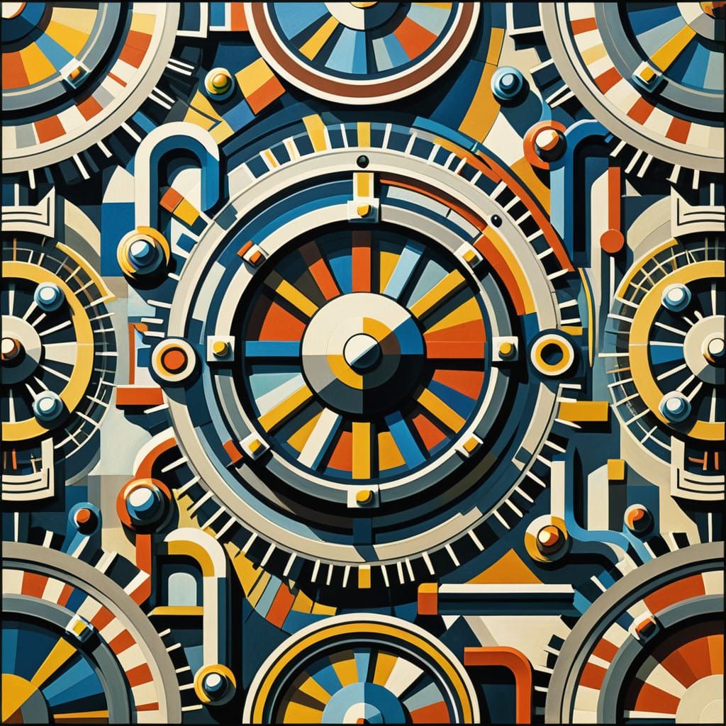 Exercise in AI Abstract Machines abstract cubism Euclidean Georgy ...