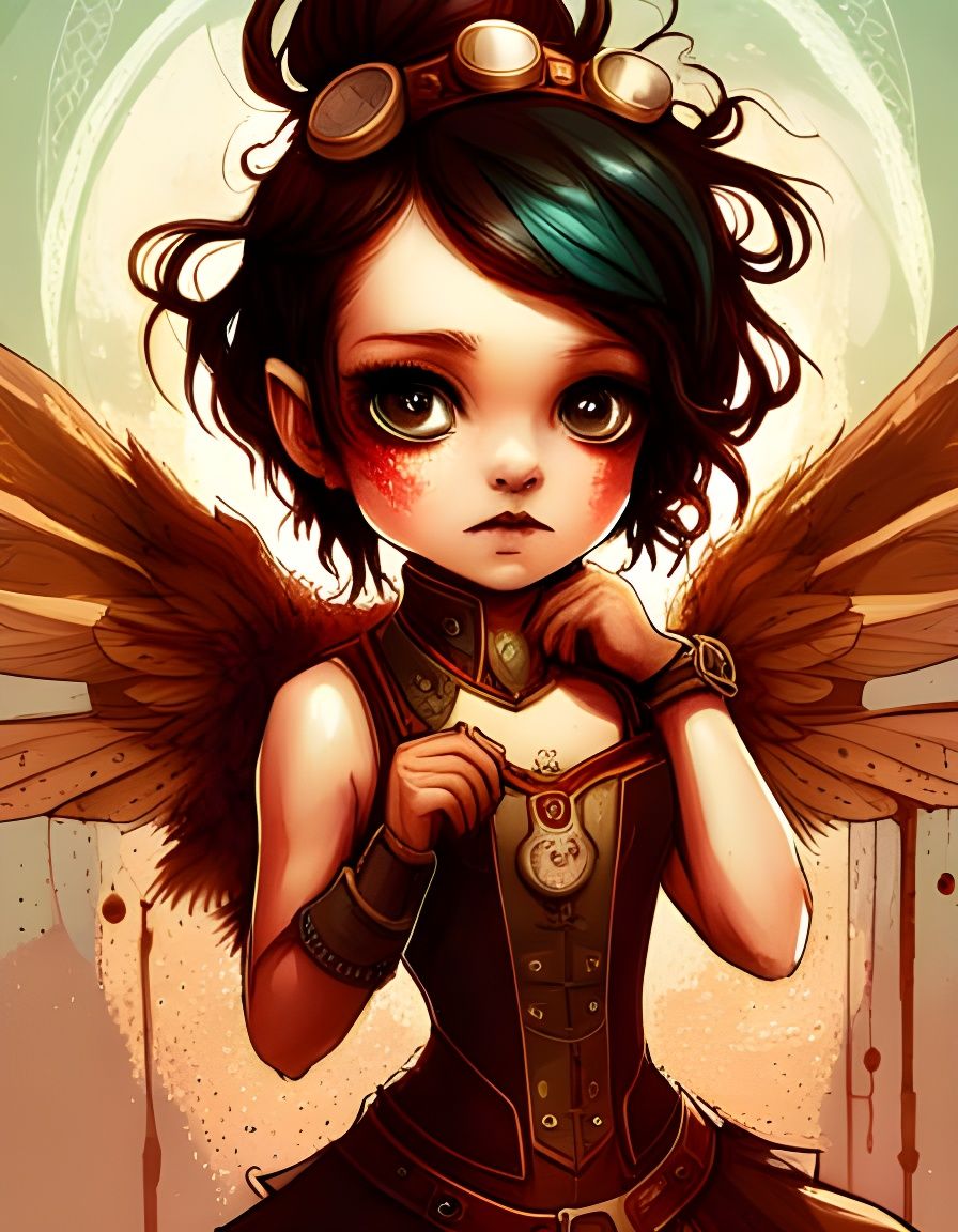 Steampunk Fae - AI Generated Artwork - NightCafe Creator