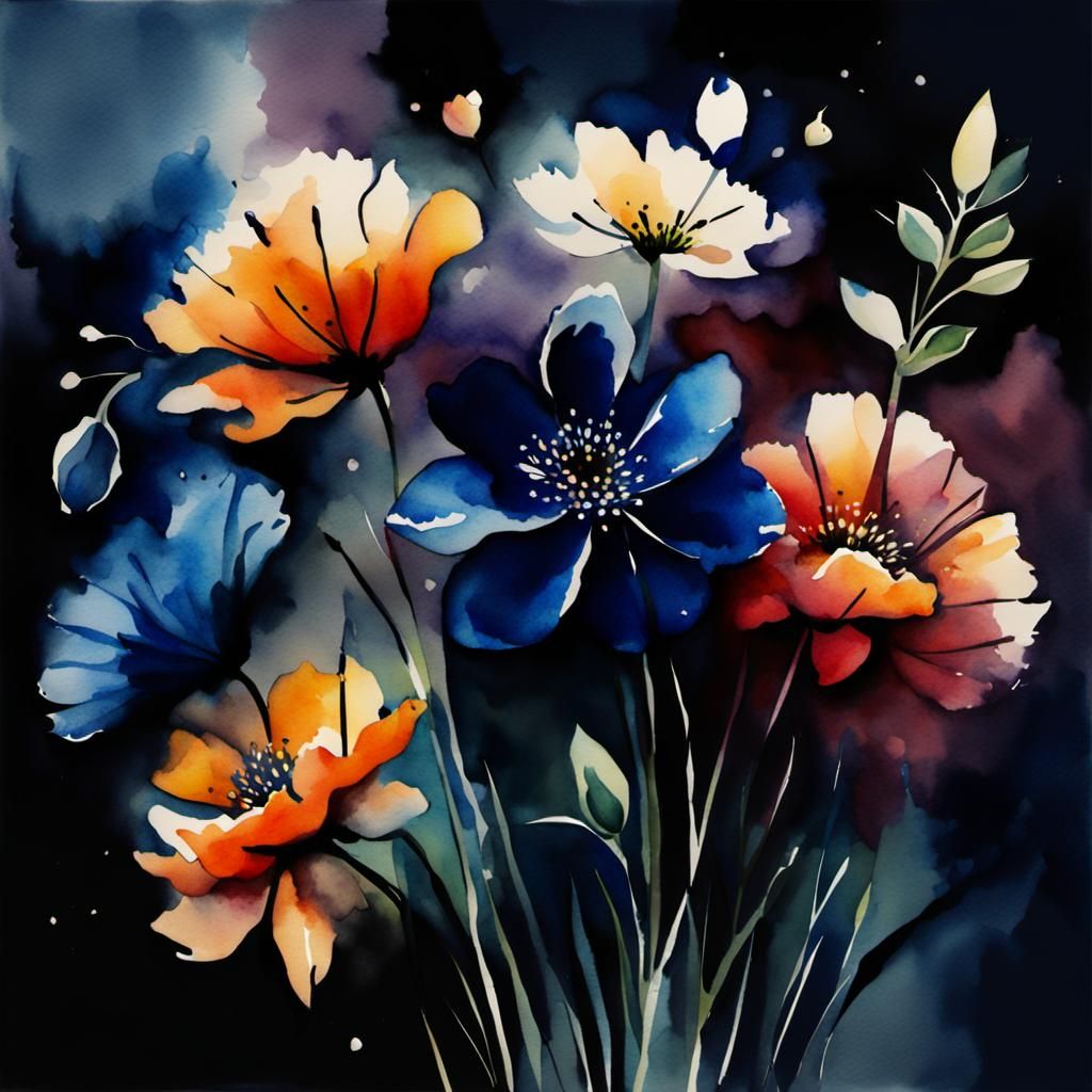 flowers - AI Generated Artwork - NightCafe Creator