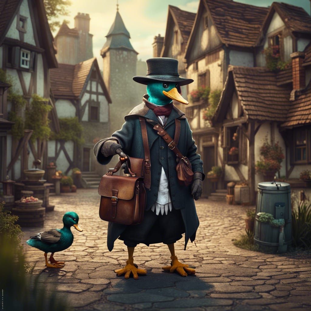 He's a real quack - AI Generated Artwork - NightCafe Creator