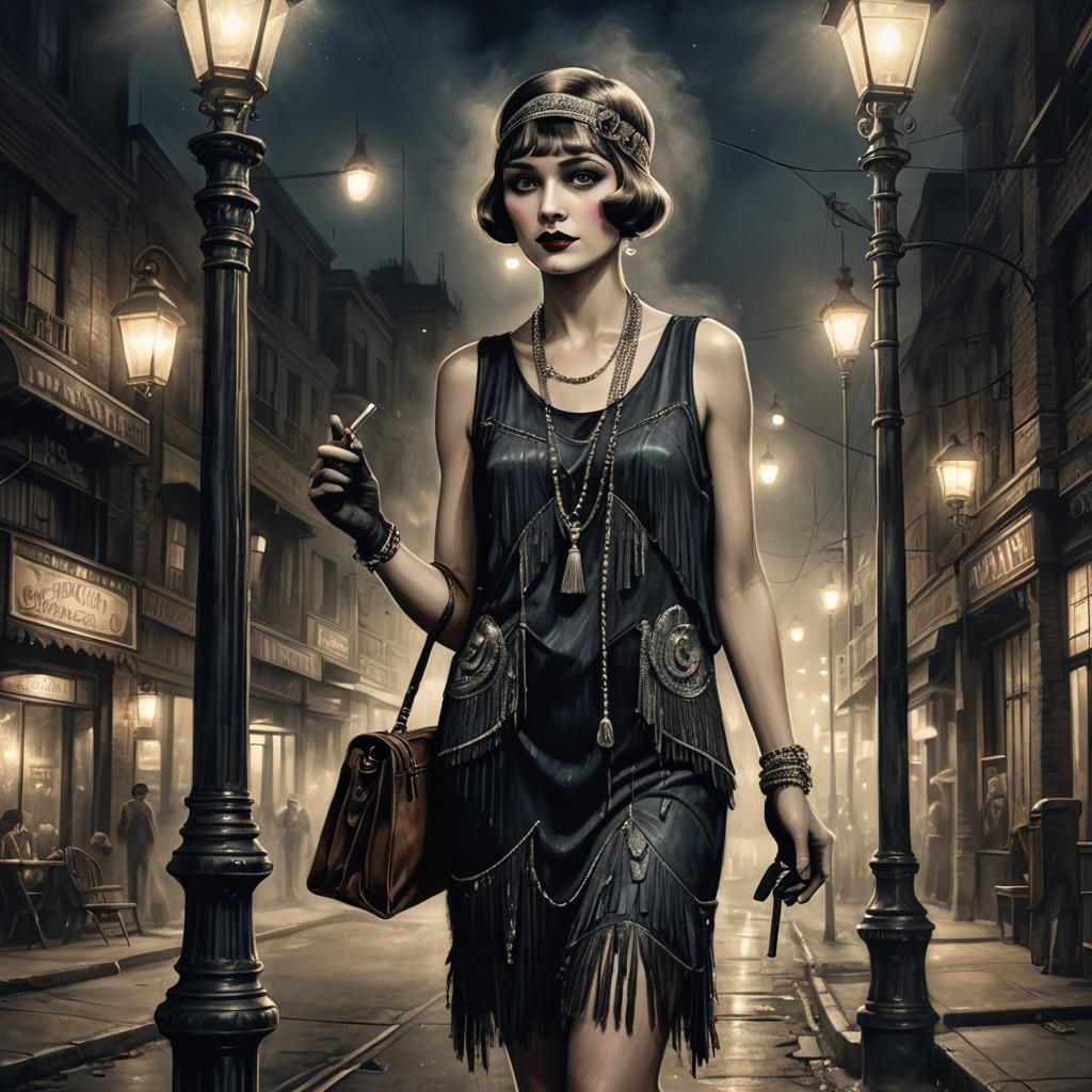 Flapper - AI Generated Artwork - NightCafe Creator