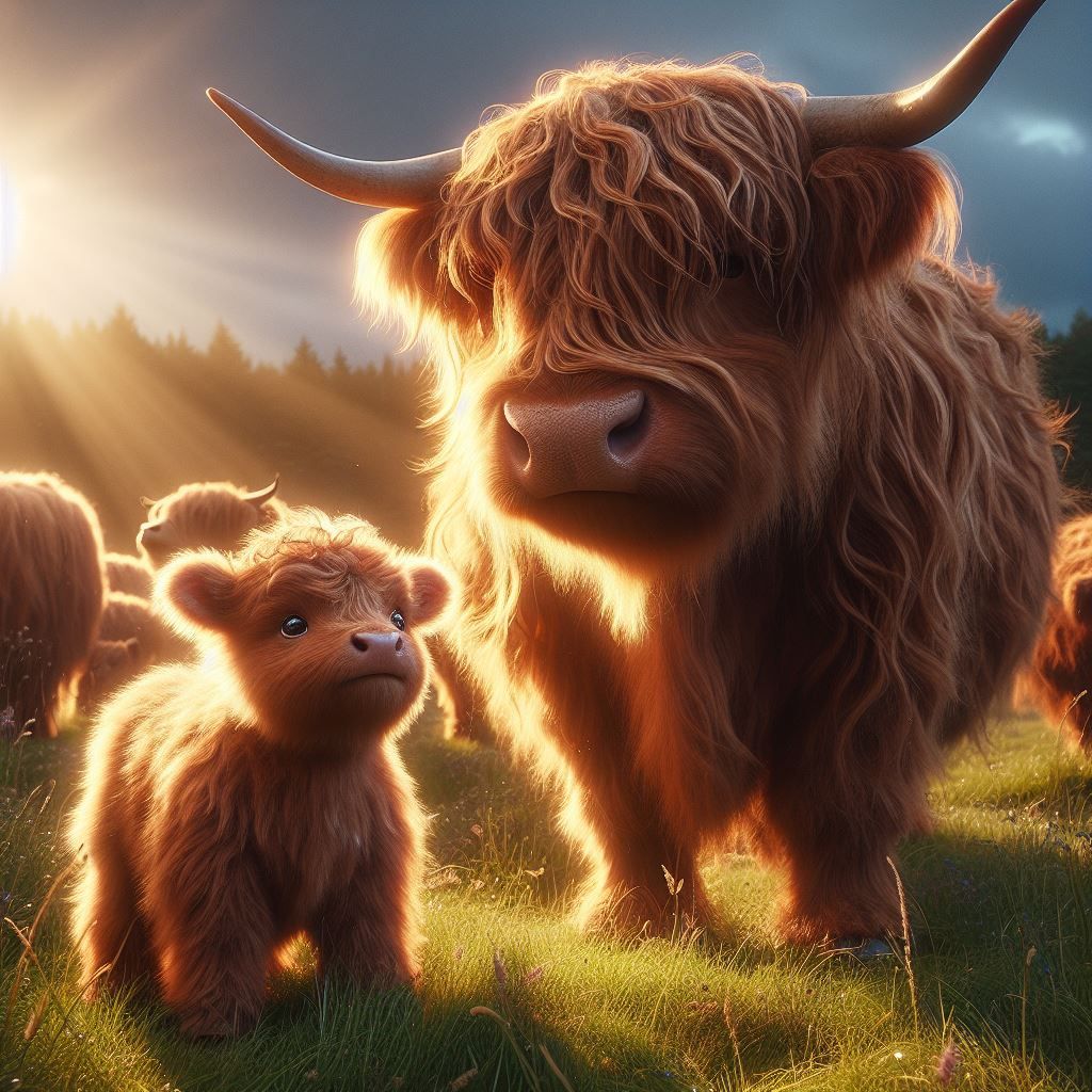 The Highland Cow - AI Generated Artwork - NightCafe Creator