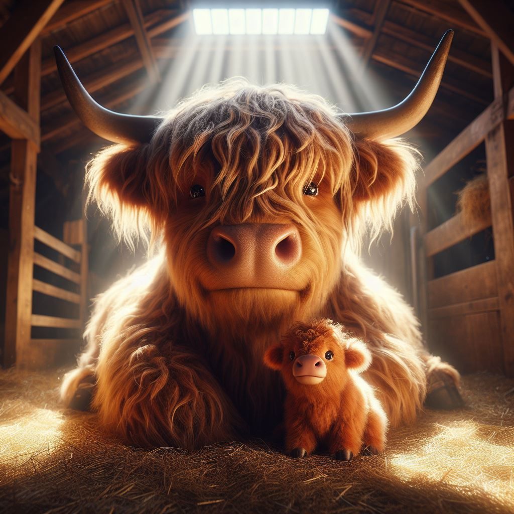 The Highland Cow - AI Generated Artwork - NightCafe Creator