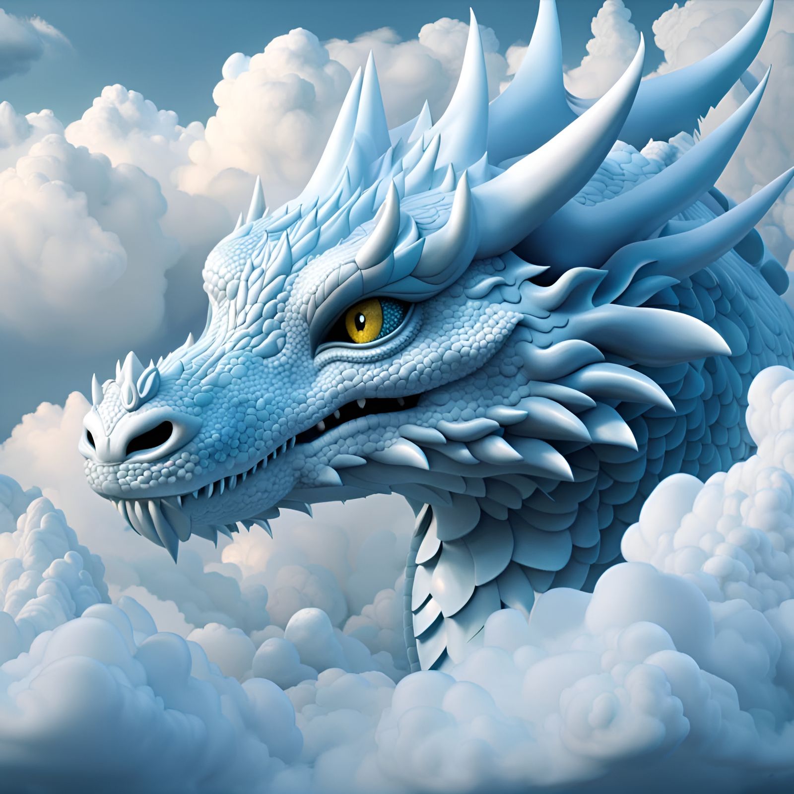 Cloud Cryptid - AI Generated Artwork - NightCafe Creator