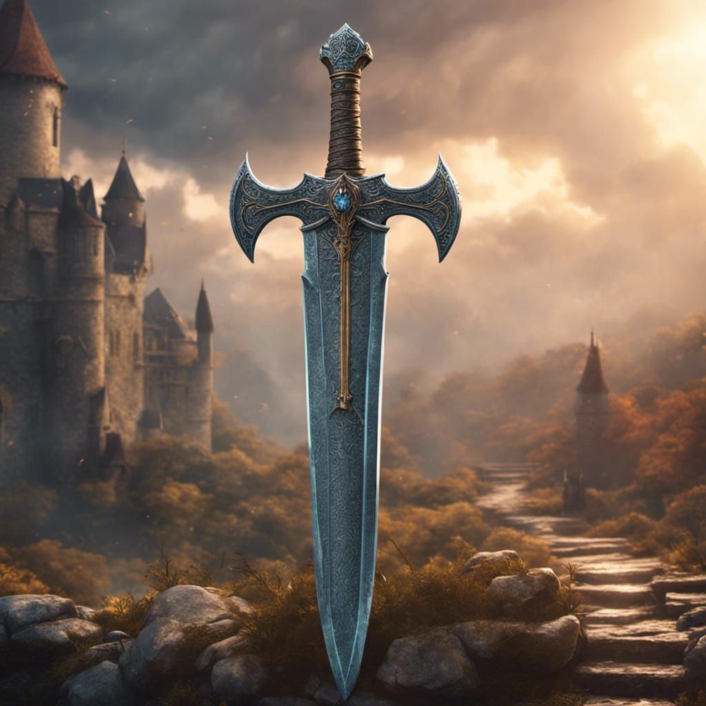 medieval magic sword - AI Generated Artwork - NightCafe Creator