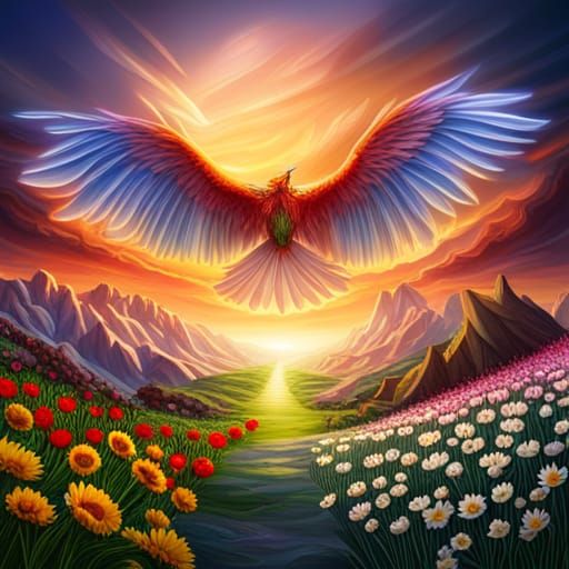 Phoenixes of the Elements: Rise of the earth phoenix - AI Generated ...