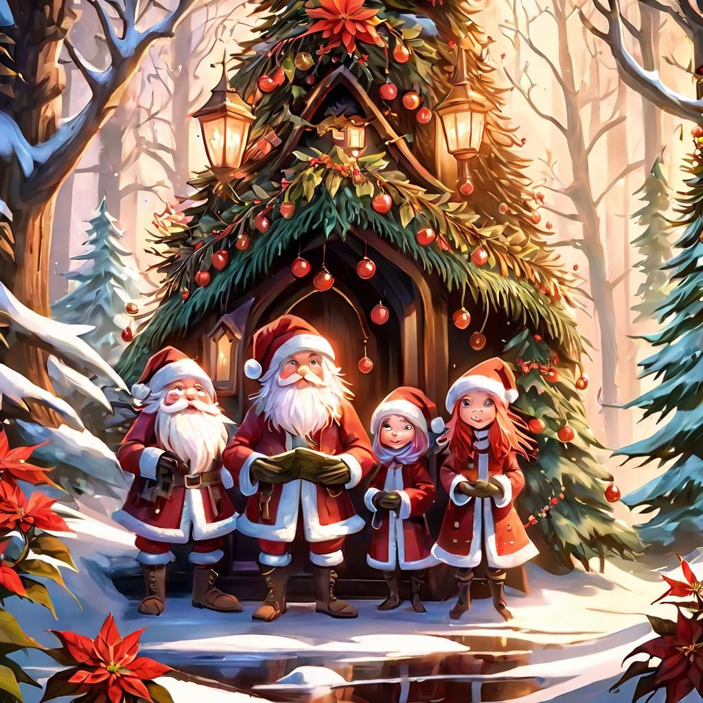 Christmas Carols - AI Generated Artwork - NightCafe Creator