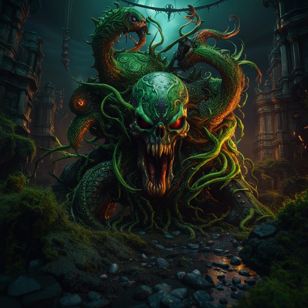 toxic venom - AI Generated Artwork - NightCafe Creator