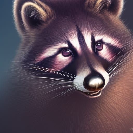 Racoon - AI Generated Artwork - NightCafe Creator