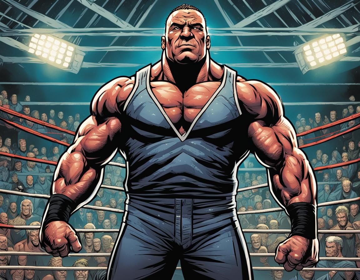 The Wrestler - AI Generated Artwork - NightCafe Creator