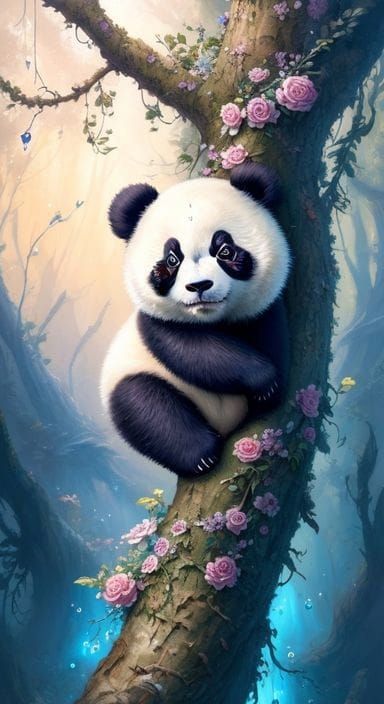 Pandy Bear - AI Generated Artwork - NightCafe Creator
