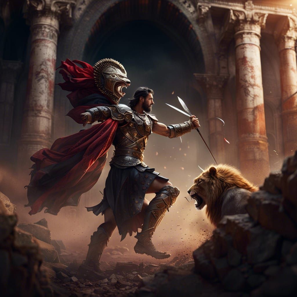 The battle - AI Generated Artwork - NightCafe Creator